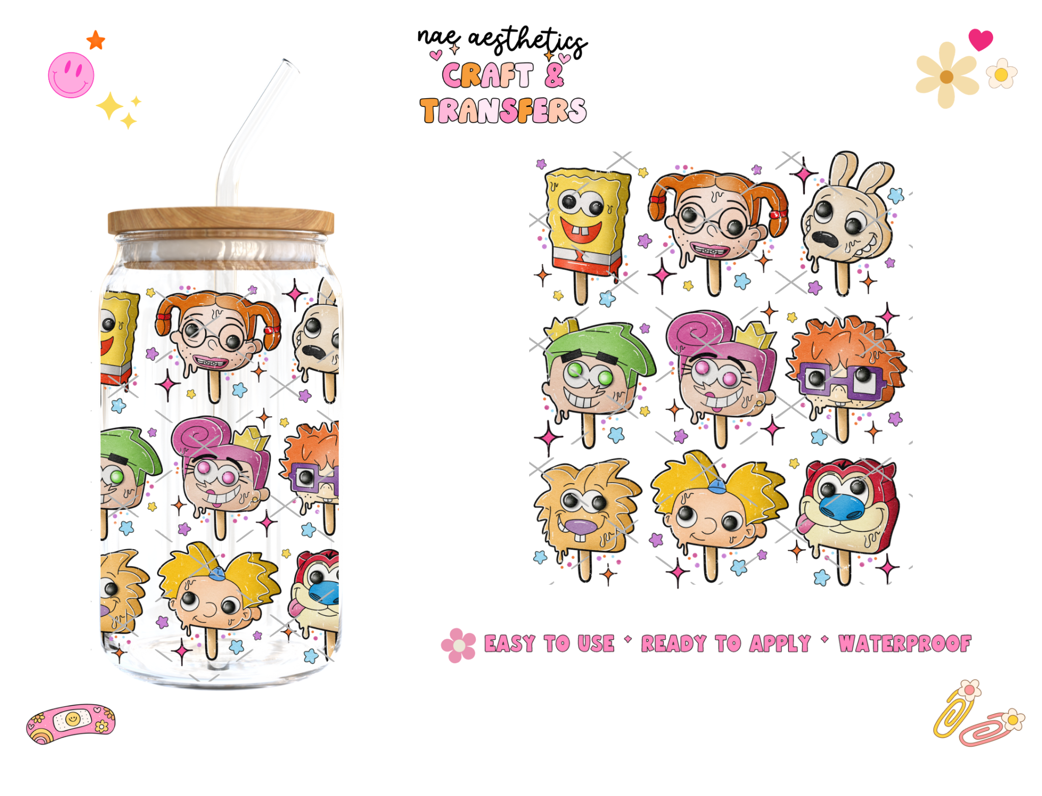 90'S POPSICLES - UV-DTF DECAL – Nae Aesthetics