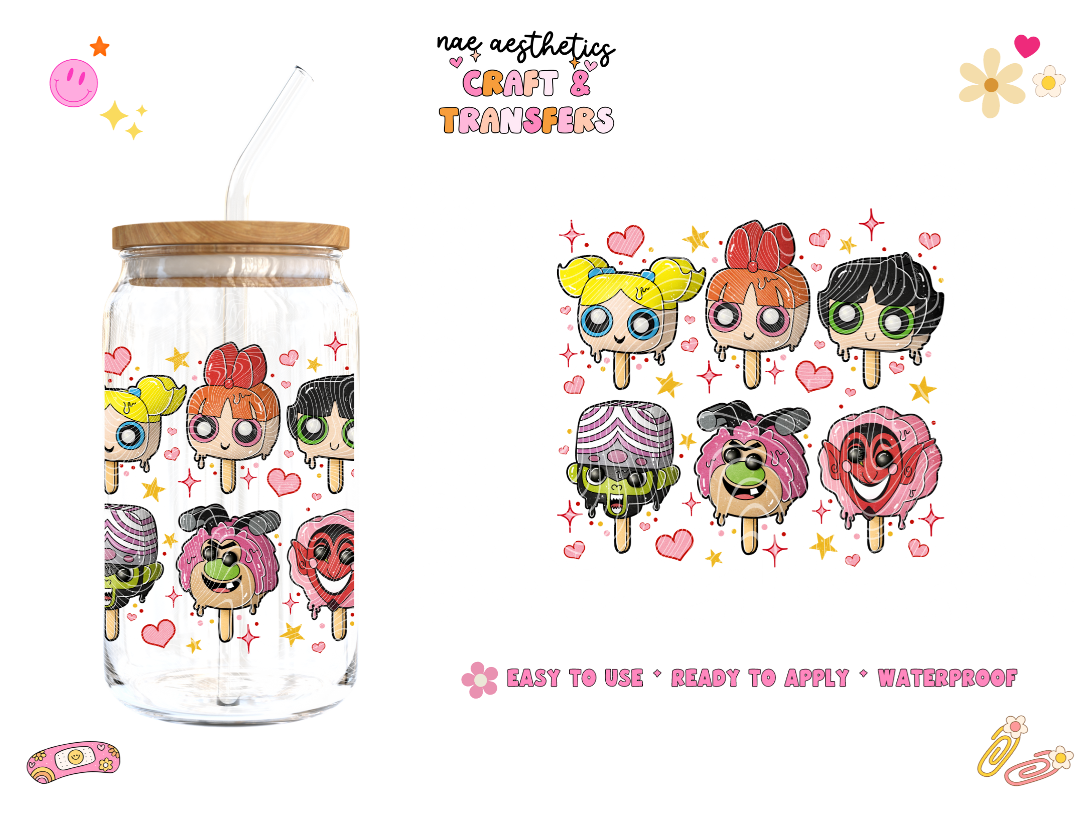 UV-DTF DECAL #165 – Nae Aesthetics